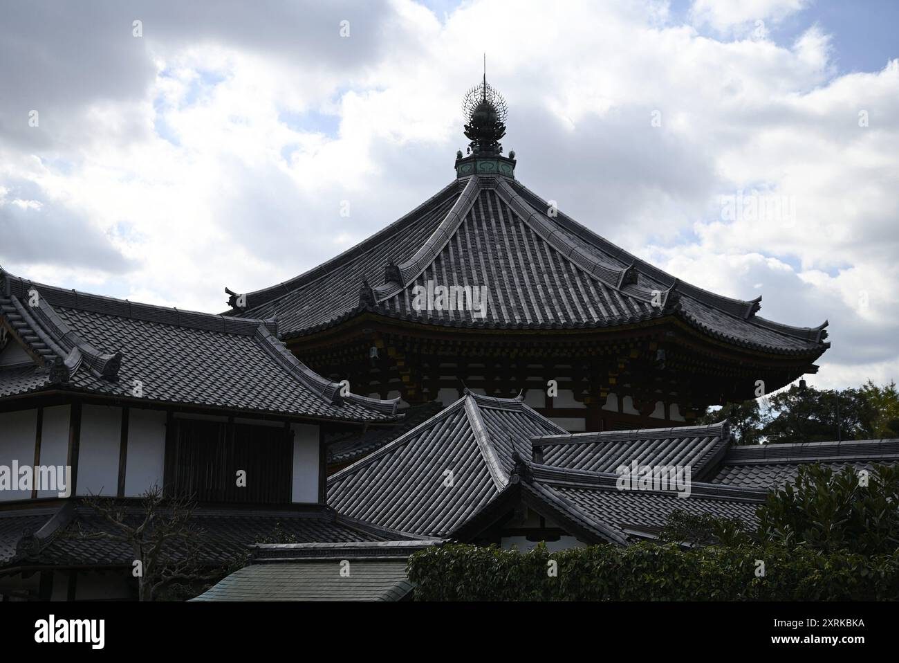 Scenic view of Hokuendo the Northern Round Hall a National Treasure on ...