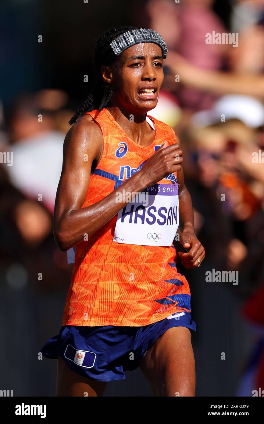 Paris, France. 11th Aug, 2024. Sifan Hassan (NED) Marathon : Women's ...