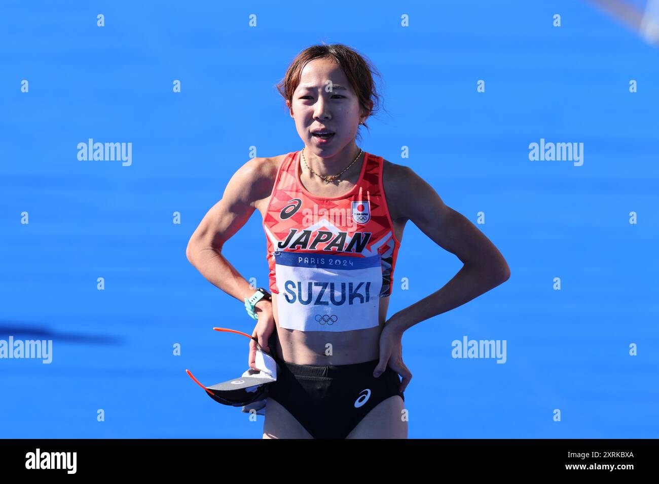 Paris, France. 11th Aug, 2024. Yuka Suzuki (JPN) Marathon : Women's Marathon during the Paris ...