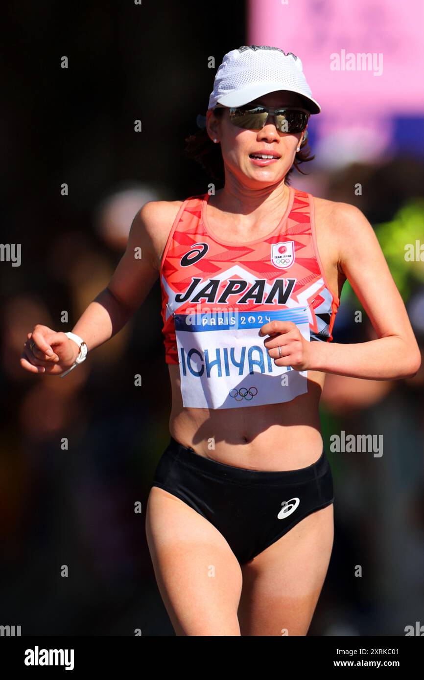 Paris, France. 11th Aug, 2024. Mao Ichiyama (JPN) Marathon : Women's Marathon during the Paris ...