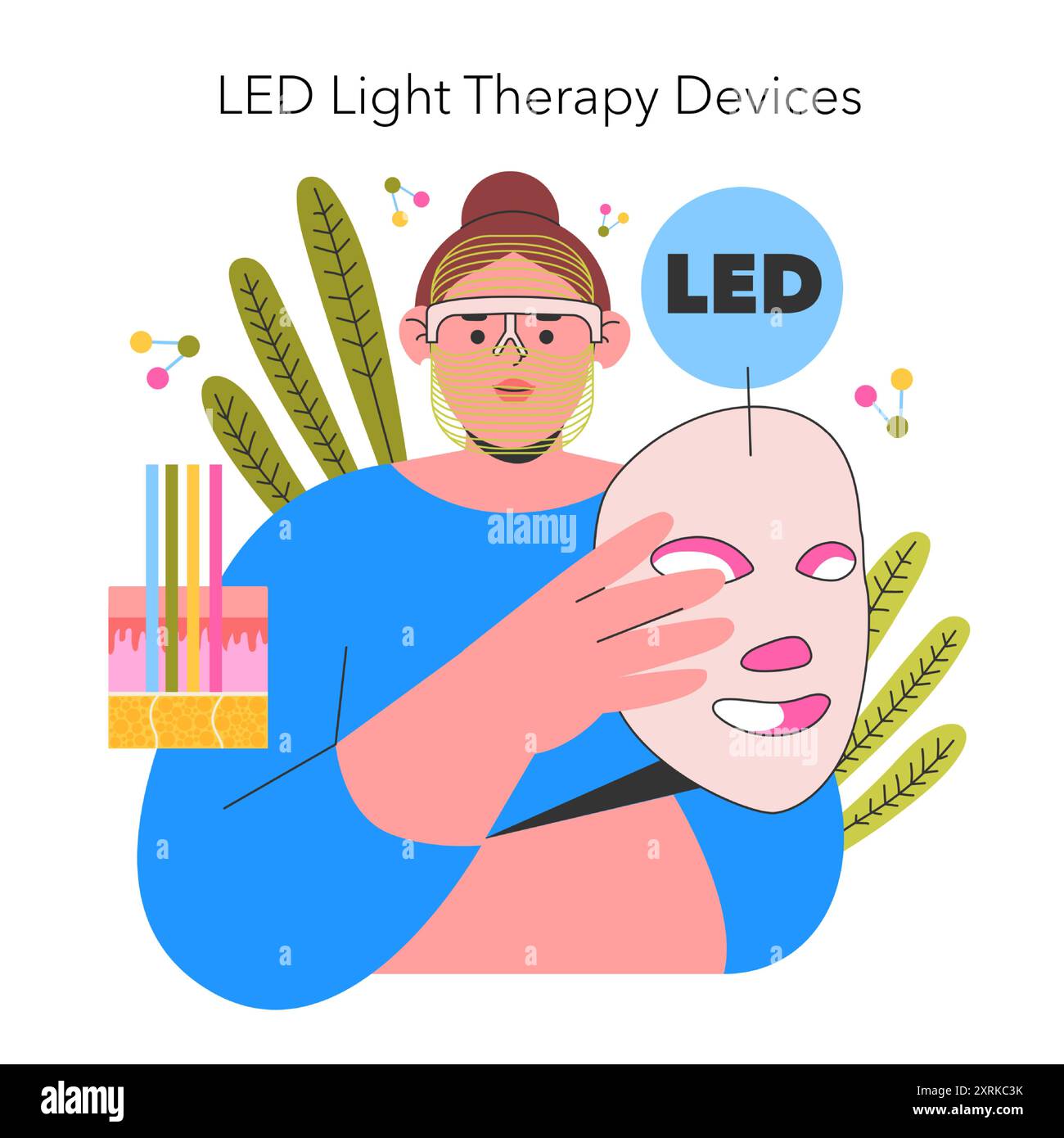 Pampering beauty routine home Cut Out Stock Images & Pictures - Alamy