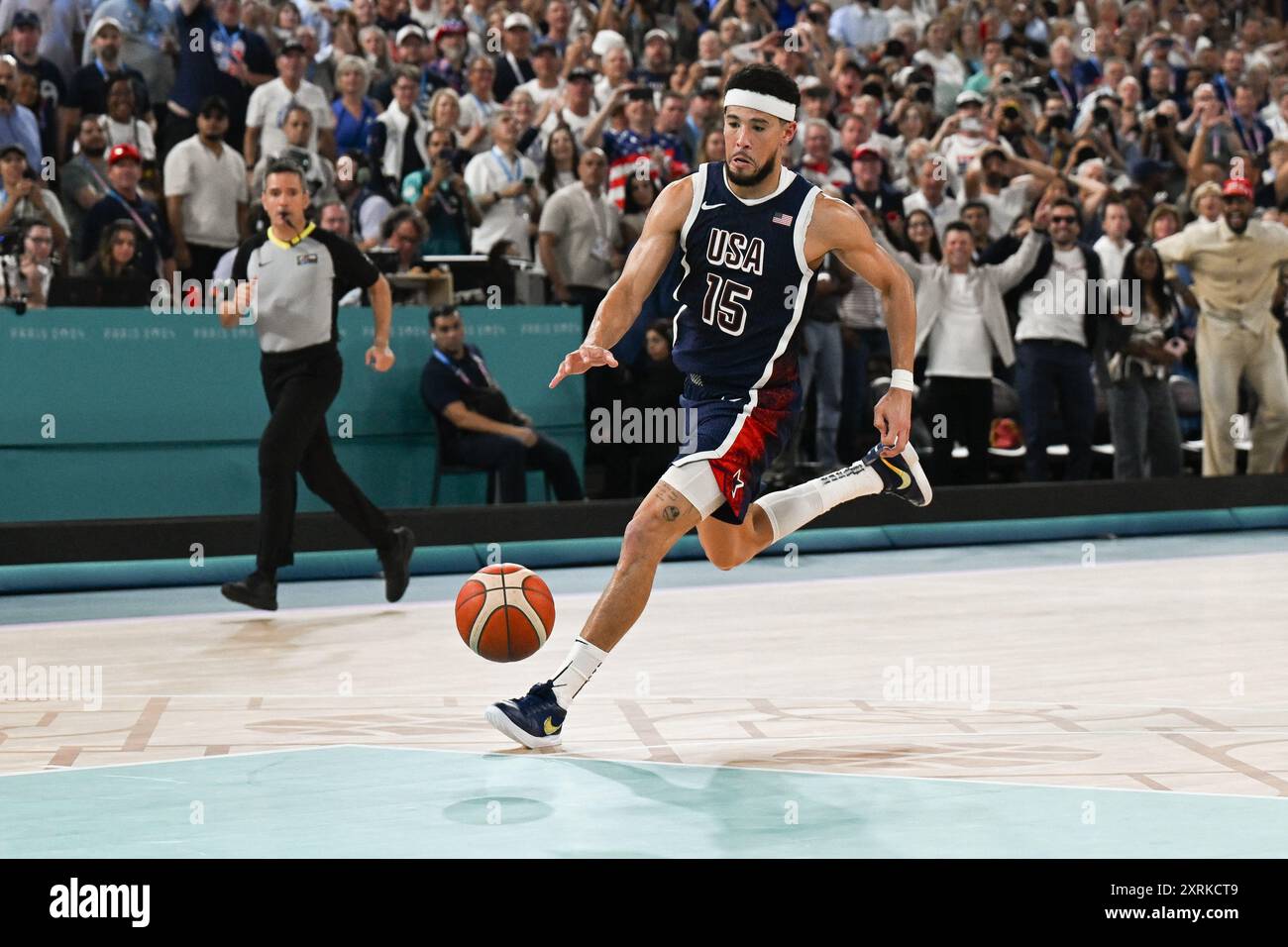 Devin Booker during the Men's Basketball Final Gold Medal game between ...