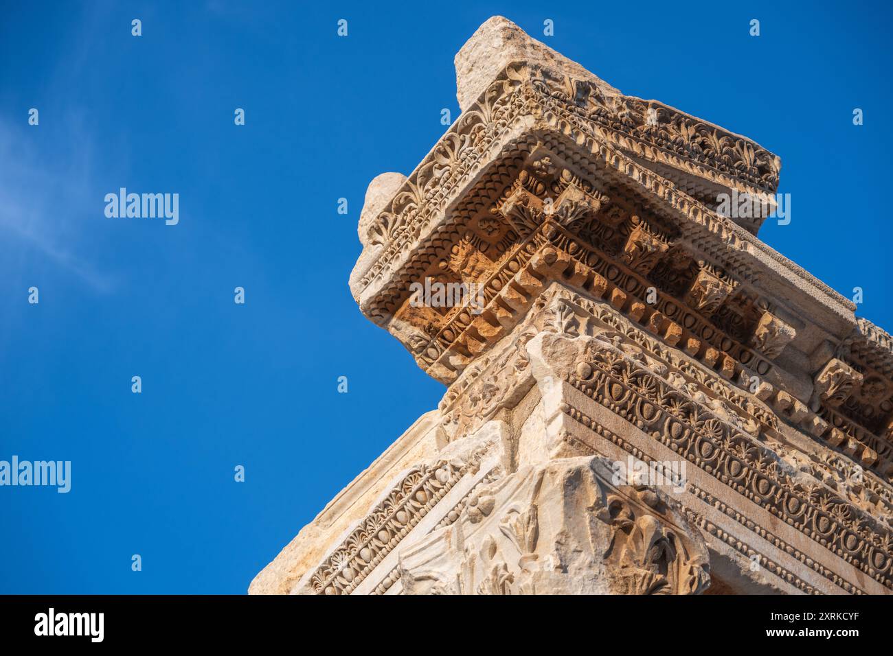 Celsus library in the Ancient City of Ephesus with its magnificent view ...