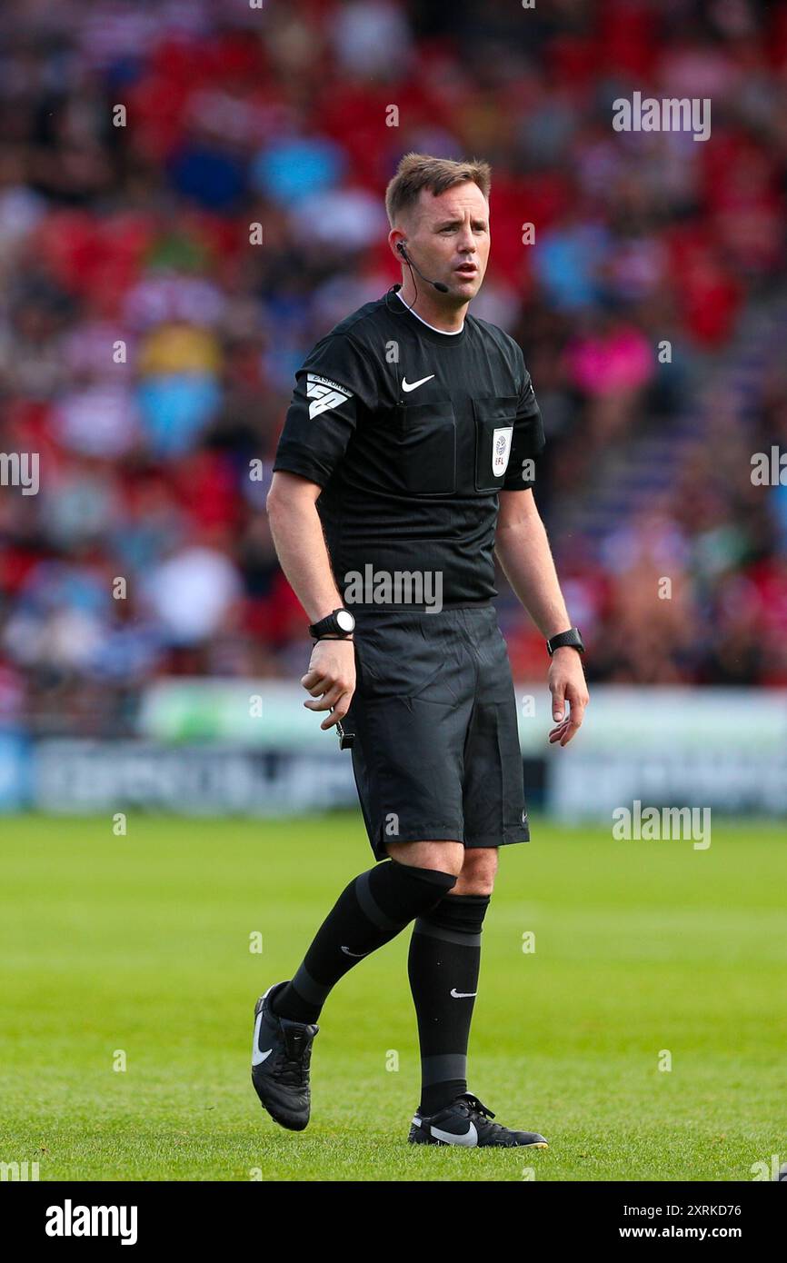 Eco - Power Stadium, Doncaster, England - 10th August 2024 Referee Ross ...
