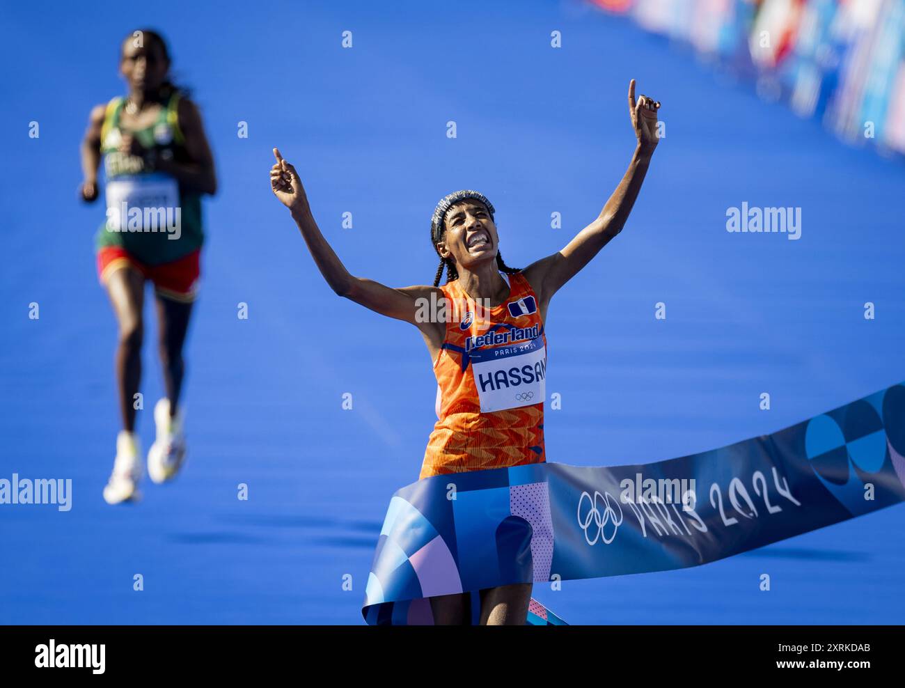 PARIS - Sifan Hassan wins the women's marathon at the Olympic Games ...
