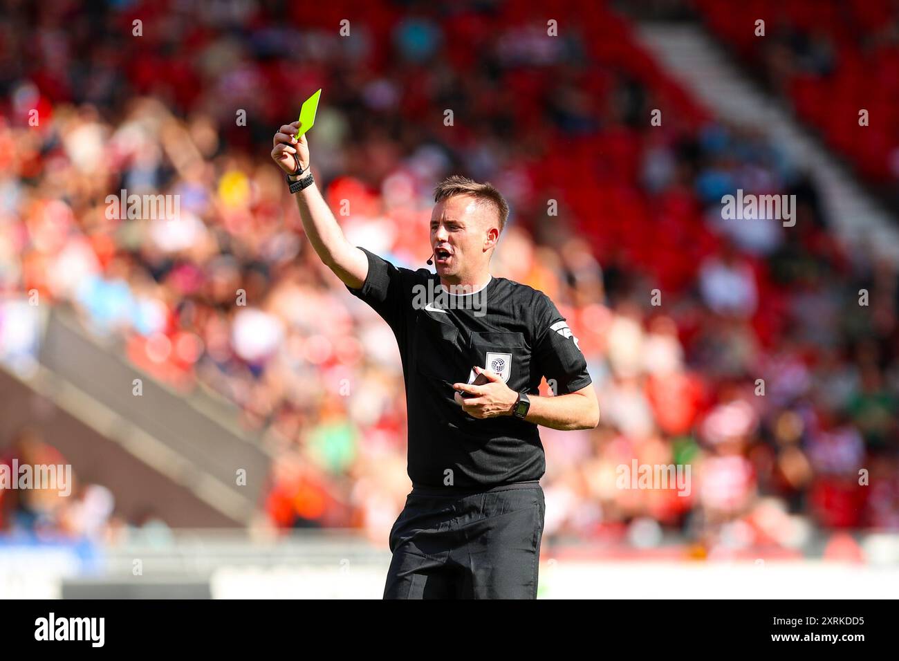 Eco - Power Stadium, Doncaster, England - 10th August 2024 Referee Ross ...