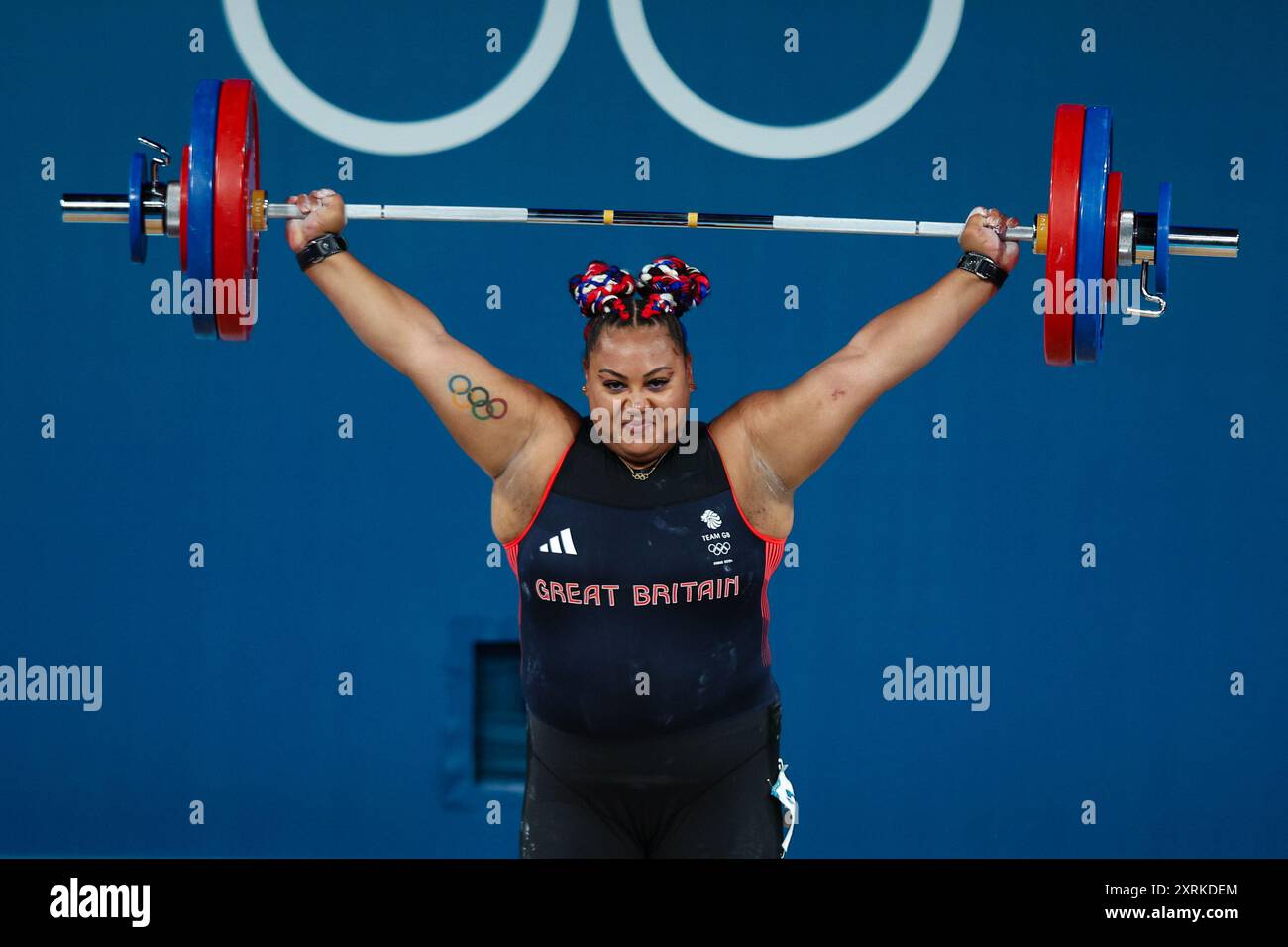PARIS, FRANCE. 11th Aug, 2024. Emily Campbell of Team Great Britain ...