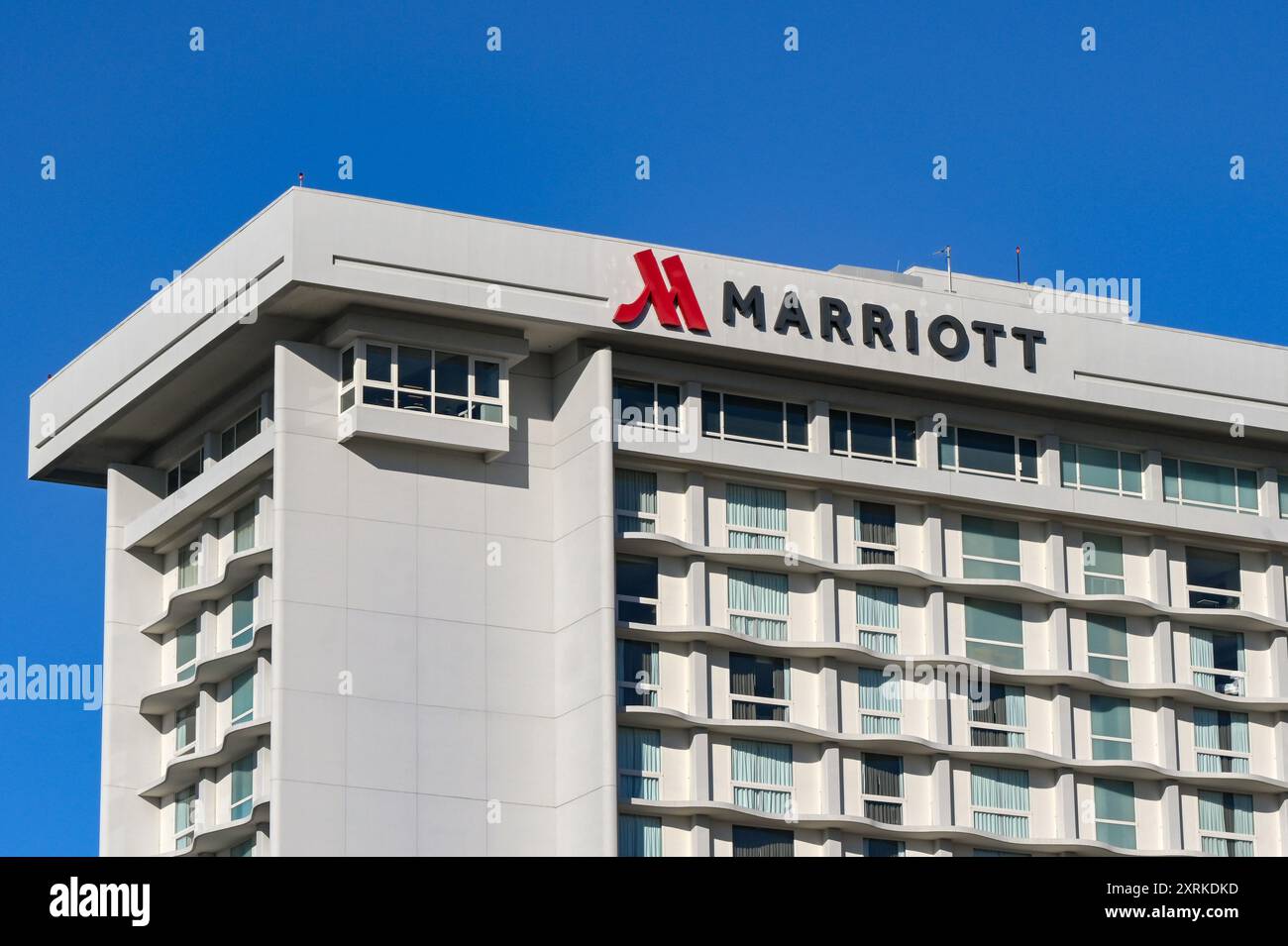 Lax marriott hotel hi-res stock photography and images - Alamy