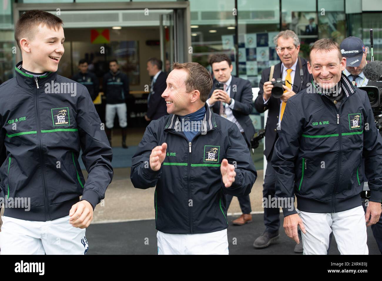 10th August, 2024. Great Britain & Ireland team jockeys (L-R) Billy ...