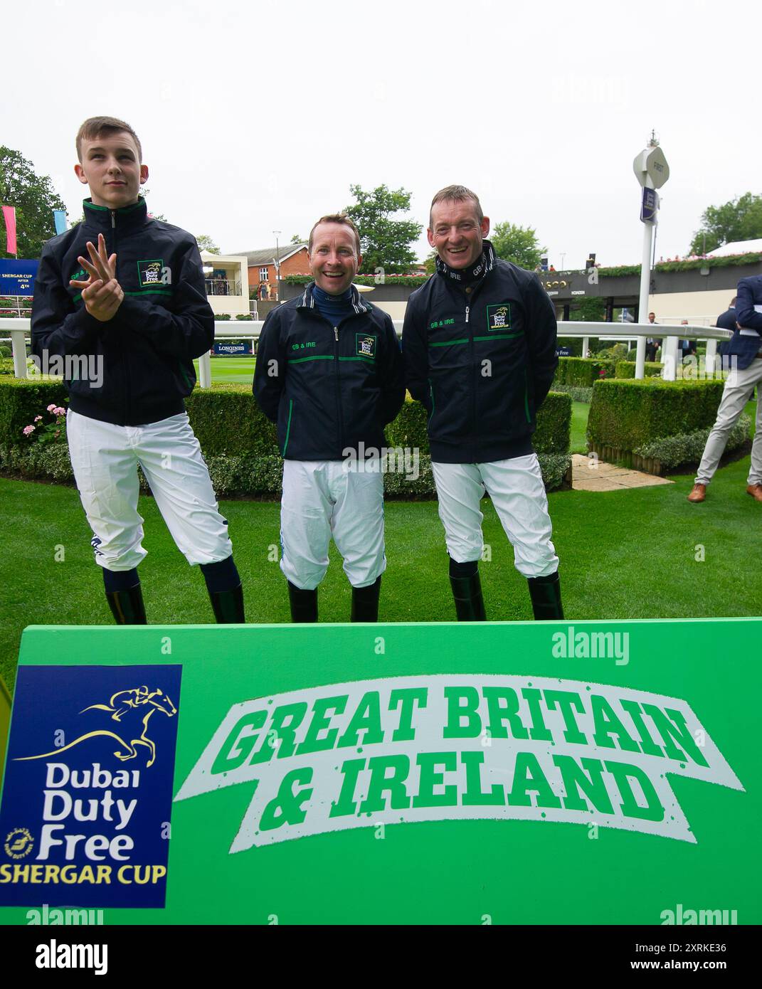 10th August, 2024. Great Britain & Ireland team jockeys (L-R) Billy ...