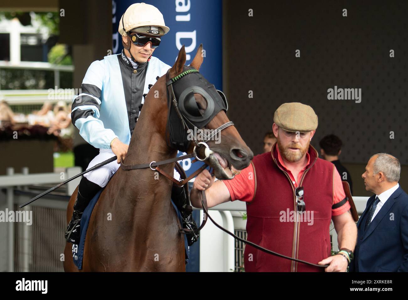 10th August, 2024. THUNDERBEAR ridden by jockey Bauyrzhan Murzabayev ...