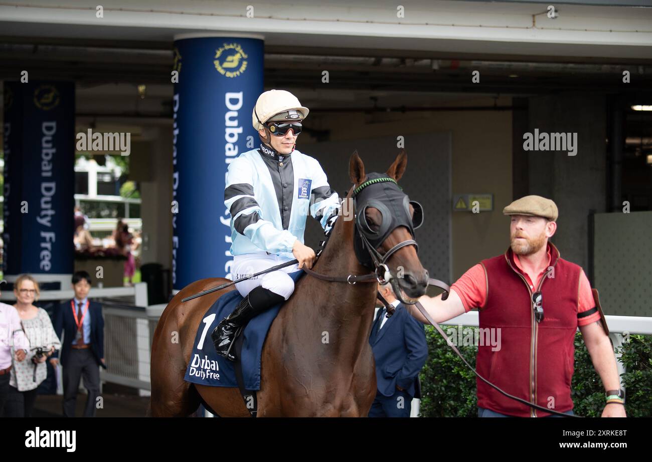 10th August, 2024. THUNDERBEAR ridden by jockey Bauyrzhan Murzabayev ...