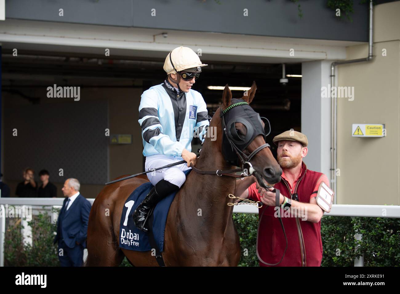 10th August, 2024. THUNDERBEAR ridden by jockey Bauyrzhan Murzabayev ...