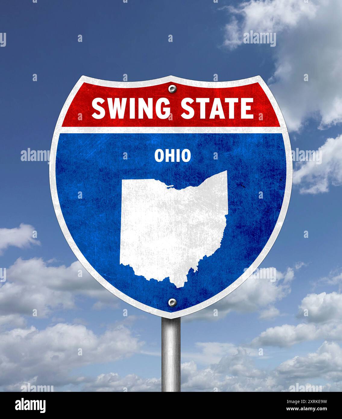 Swing state map hi-res stock photography and images - Alamy