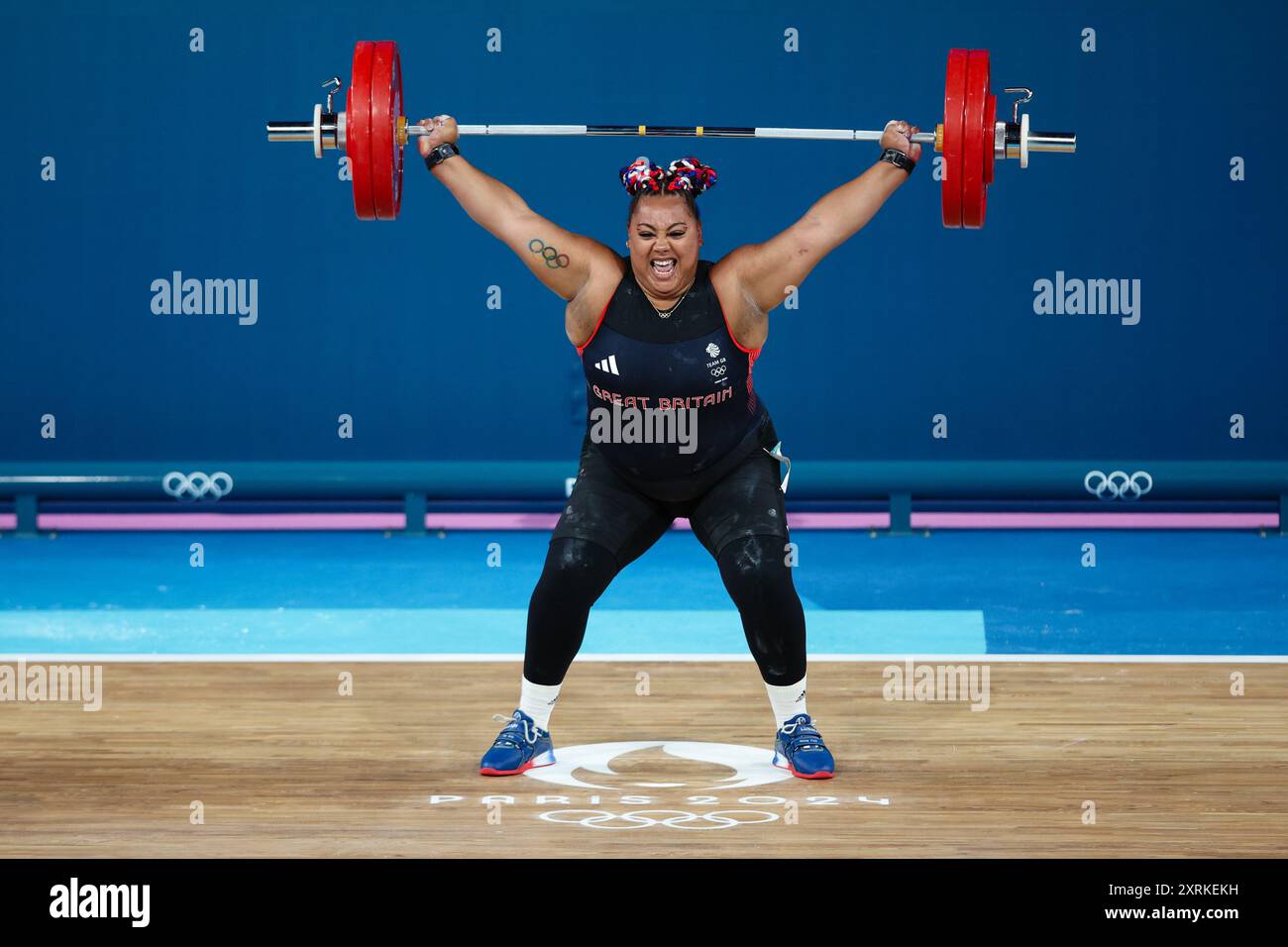 PARIS, FRANCE. 11th Aug, 2024. Emily Campbell of Team Great Britain ...