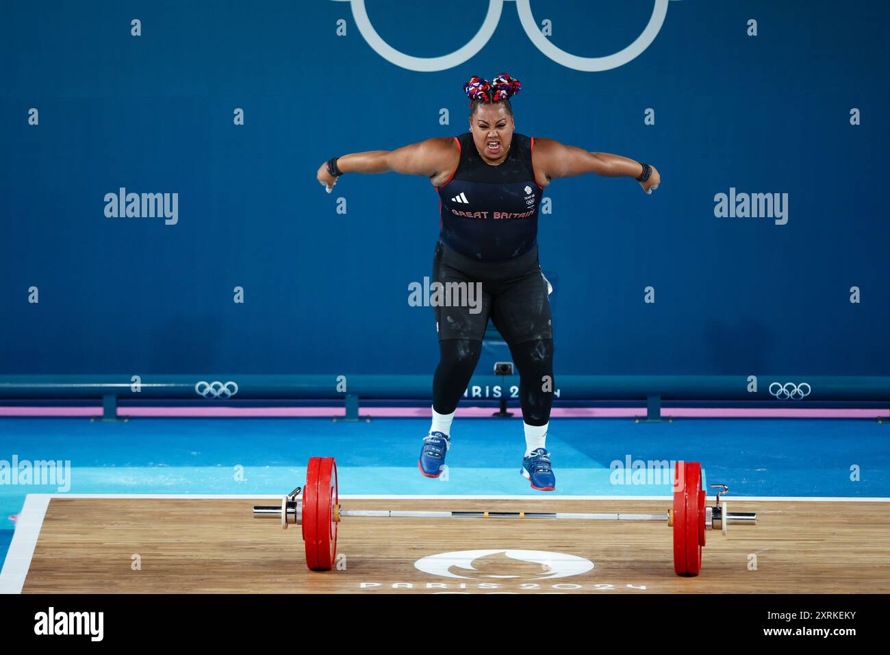 PARIS, FRANCE. 11th Aug, 2024. Emily Campbell of Team Great Britain ...