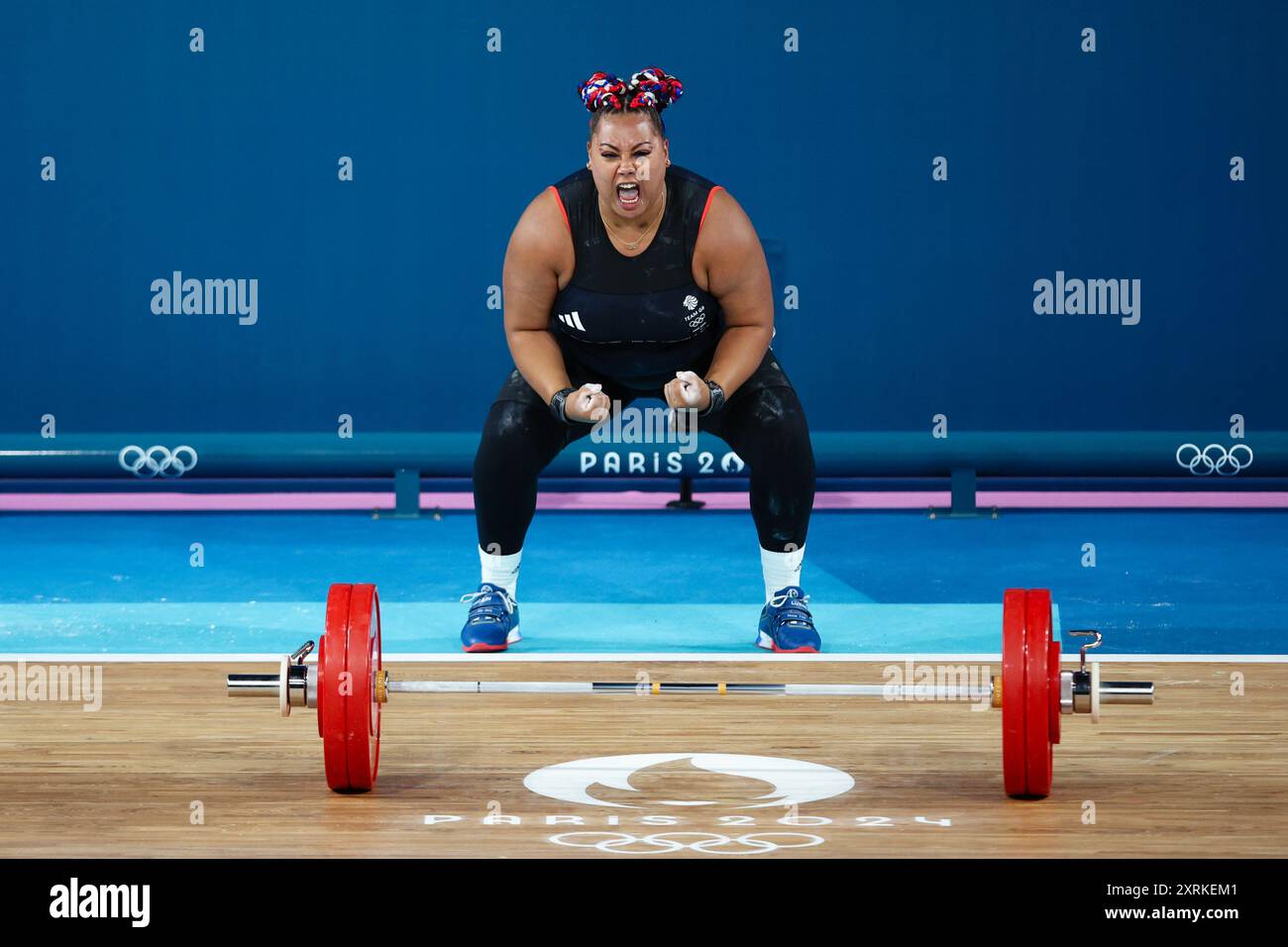 PARIS, FRANCE. 11th Aug, 2024. Emily Campbell of Team Great Britain ...