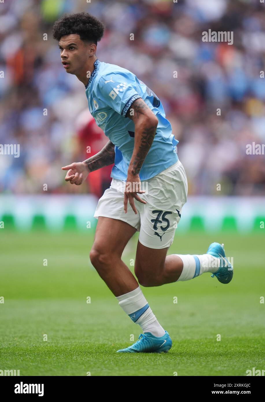 Manchester City's Nico O'Reilly during the FA Community Shield match at ...
