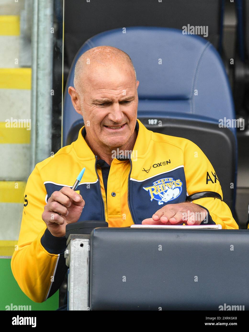 Leeds, England - 10th August 2024 - Leeds Rhinos Head Coach Brad Arthur ...