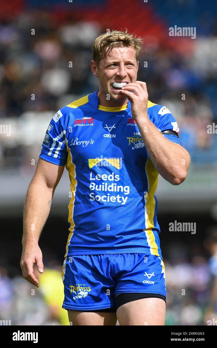 Leeds, England - 10th August 2024 - Lachlan Miller (1) of Leeds Rhinos. Rugby League Betfred ...