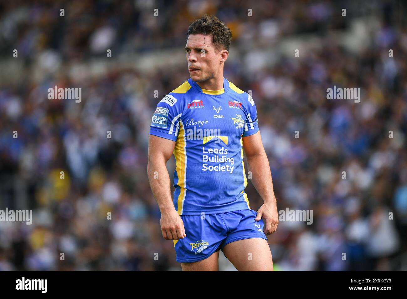 Leeds, England - 10th August 2024 - Brodie Croft (6) of Leeds Rhinos ...