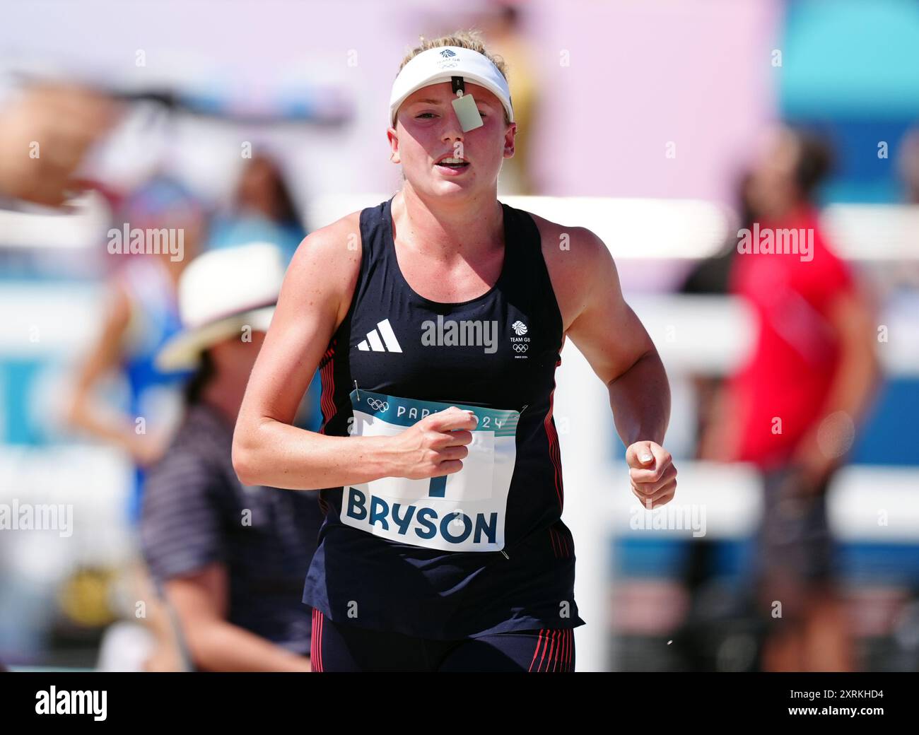 Great Britain's Kerenza Bryson (second left) during the Women's Modern ...