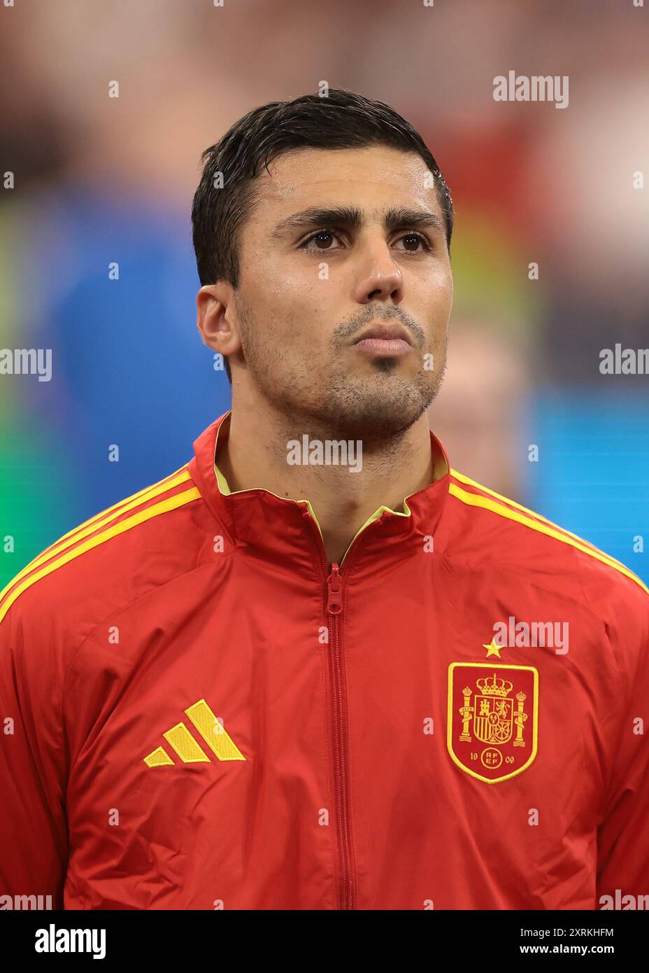 Spain line up prior to the match hi-res stock photography and images ...