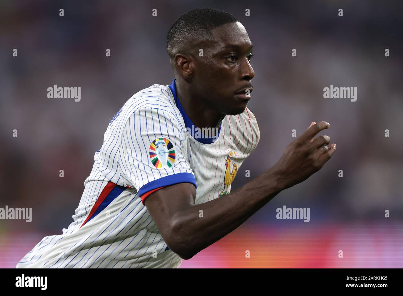 Munich, Germany, 9th July 2024. Randal Kolo Muani of France during the ...