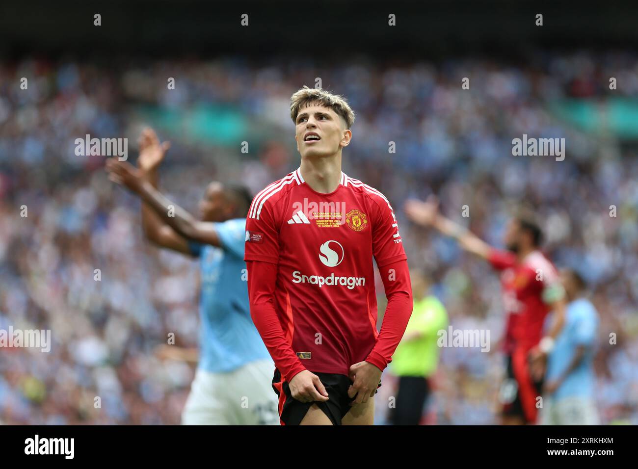 Garnacho august 2024 wembley hi-res stock photography and images - Alamy