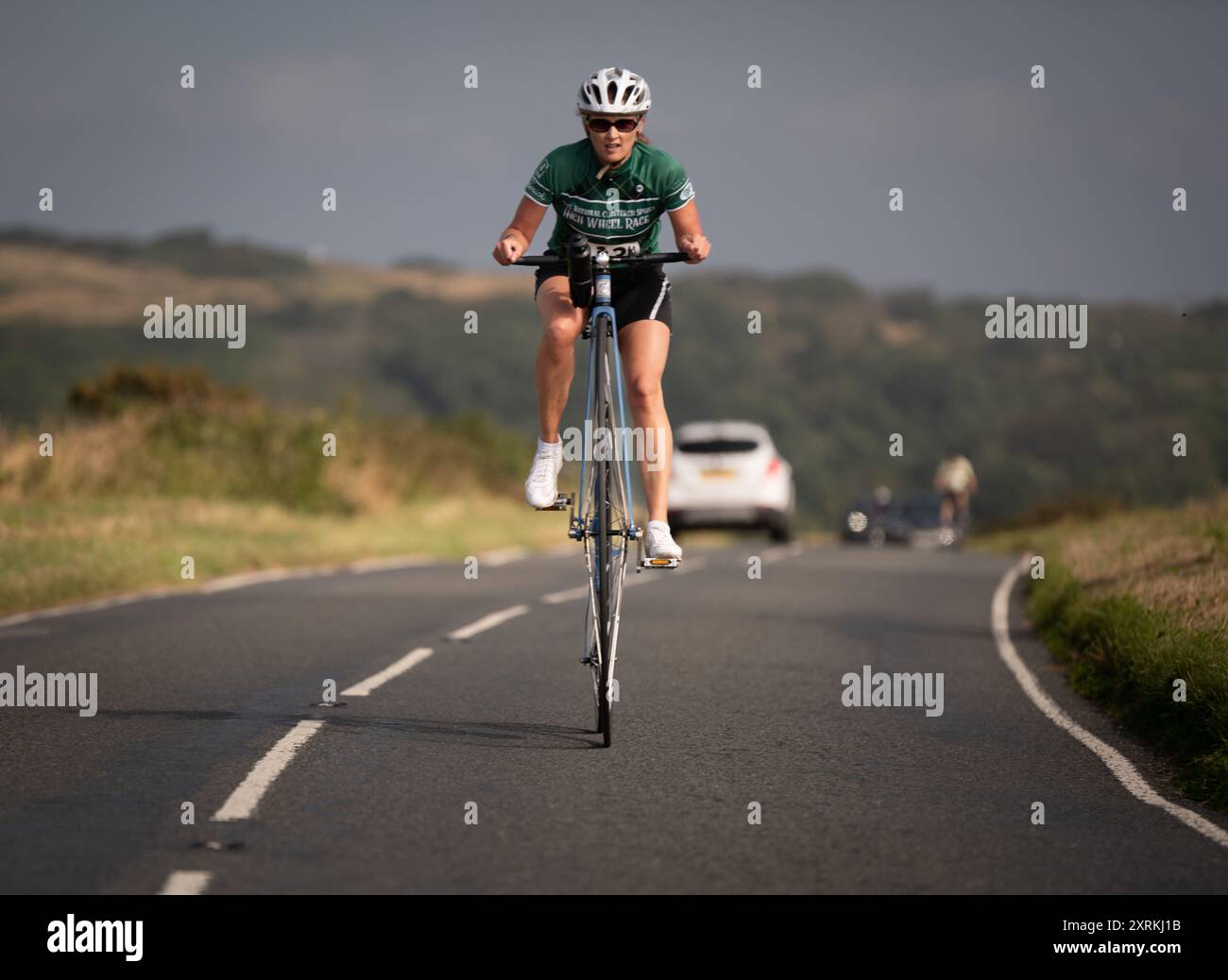 Beachy Head, East Sussex, UK. 11th Aug, 2024. Competitors take part in ...