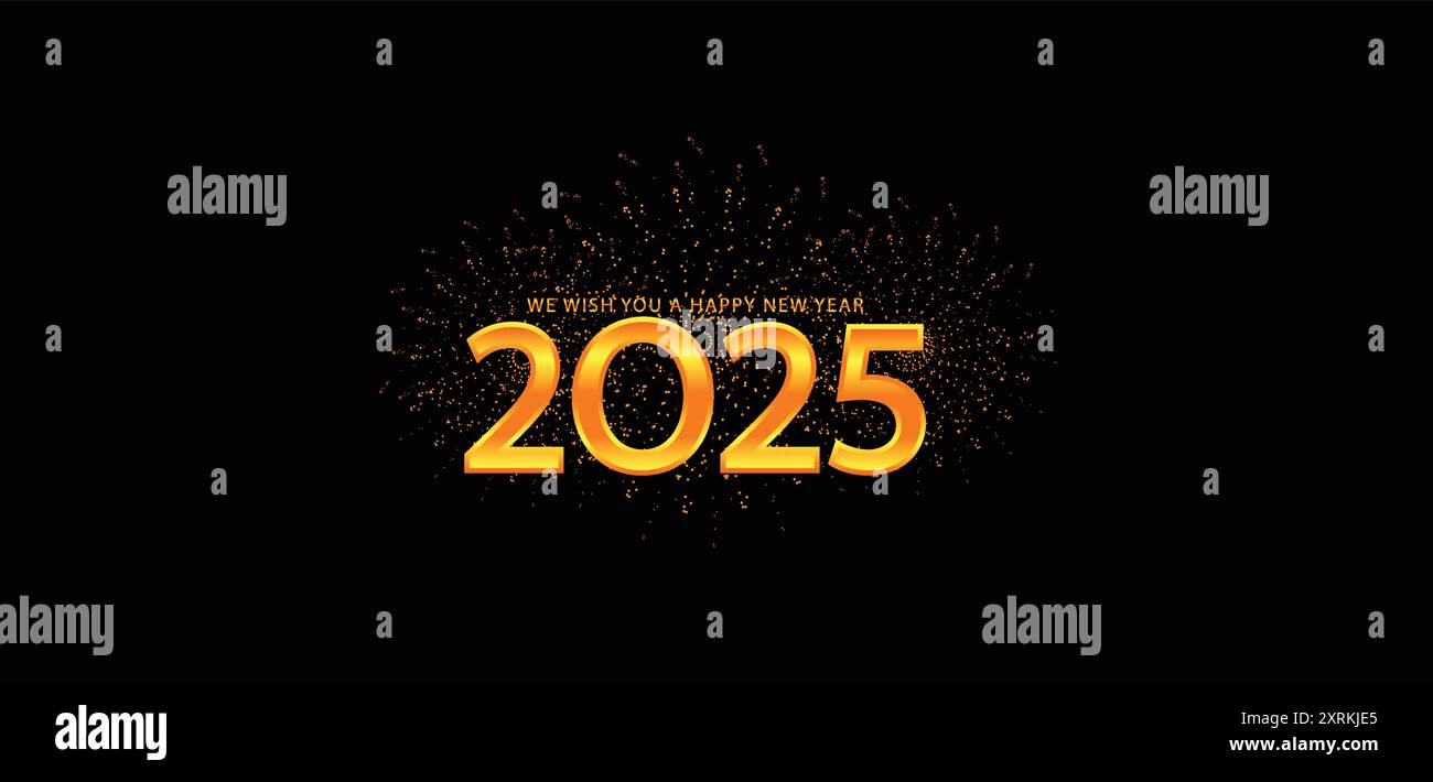 Embracing the Future Welcome 2025 with Open Arms Stock Vector Image ...