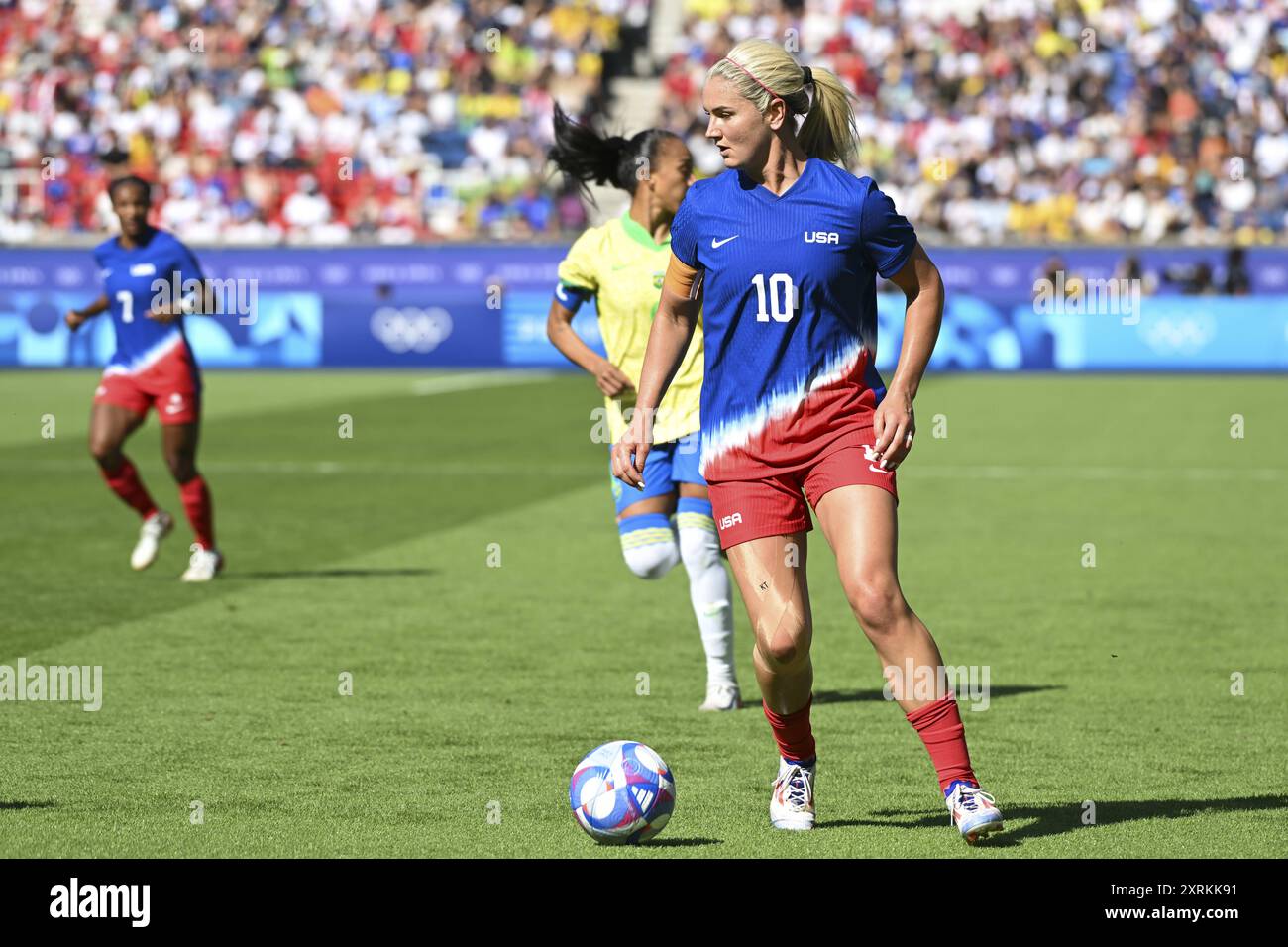 Lindsey Horan of USA, Football, Women's Gold Medal Match between Brazil ...