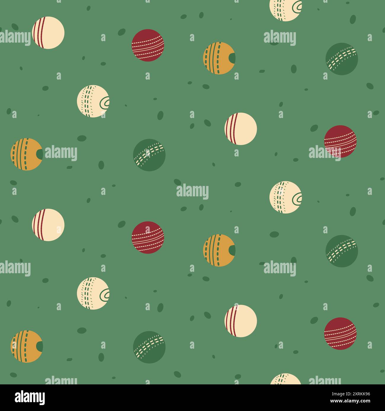 Cricket ball seamless pattern hi-res stock photography and images - Alamy