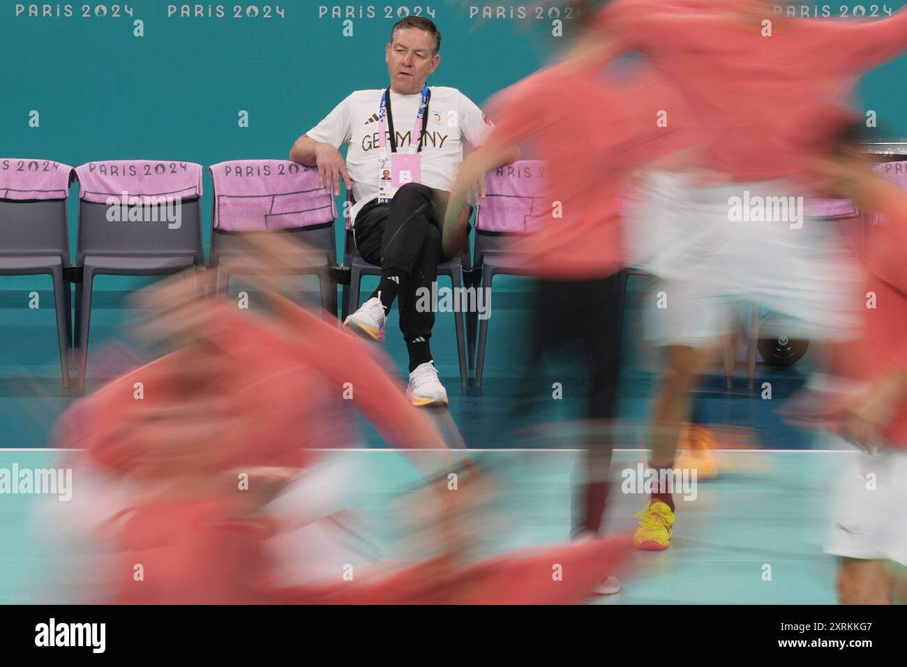 11 August 2024, France, Lille: Olympics, Paris 2024, handball, men ...