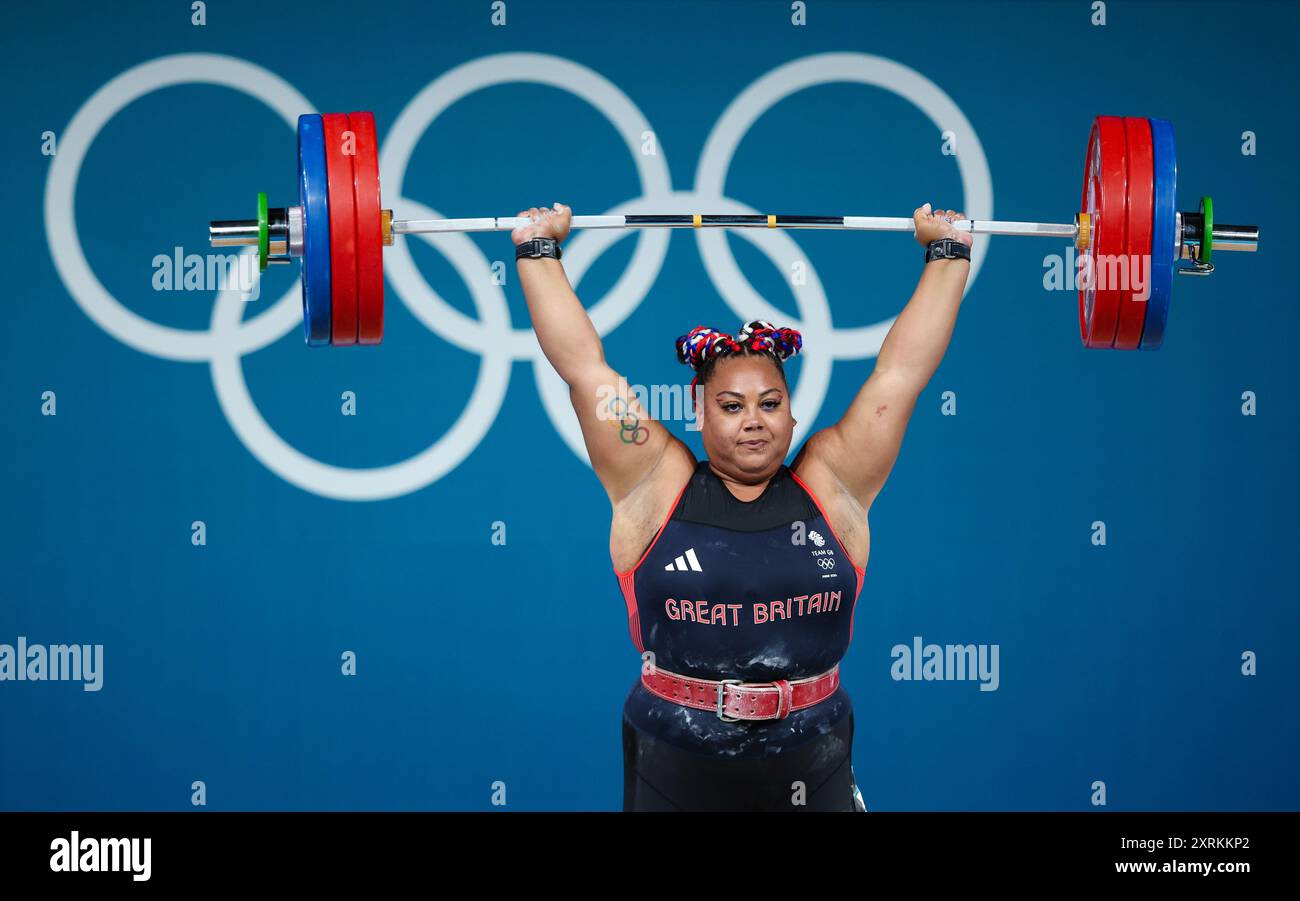 PARIS, FRANCE. 11th Aug, 2024. Emily Campbell of Team Great Britain ...