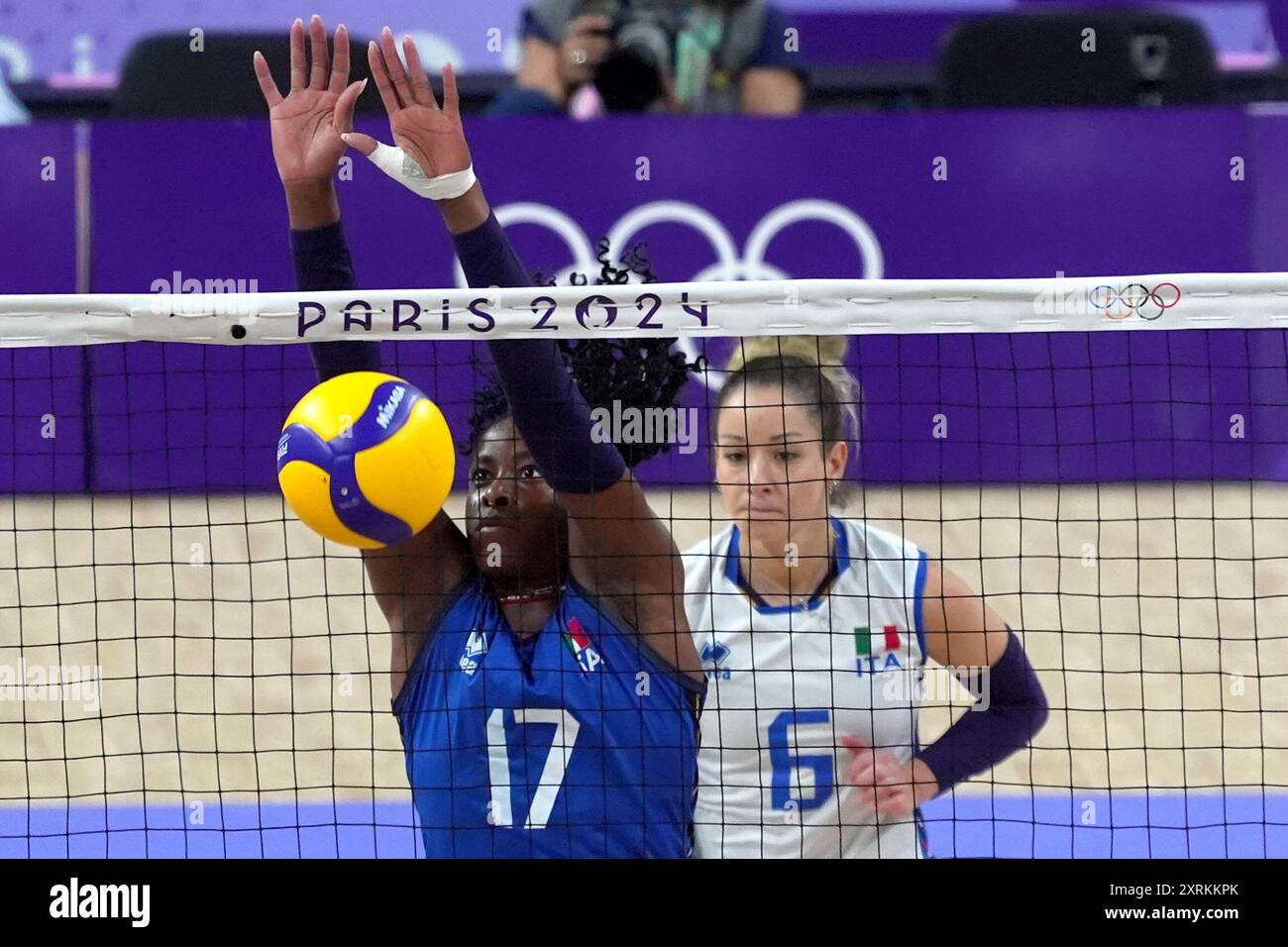 Italy's Myriam Fatime Sylla during Women's Volleyball Final match ...