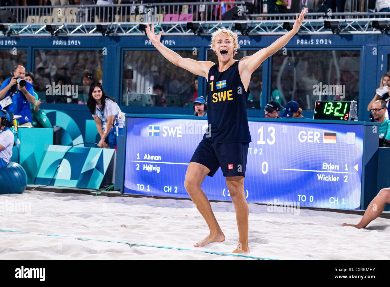 David Ahman (SWE), Beach Volleyball, Men's Gold Medal Match between ...
