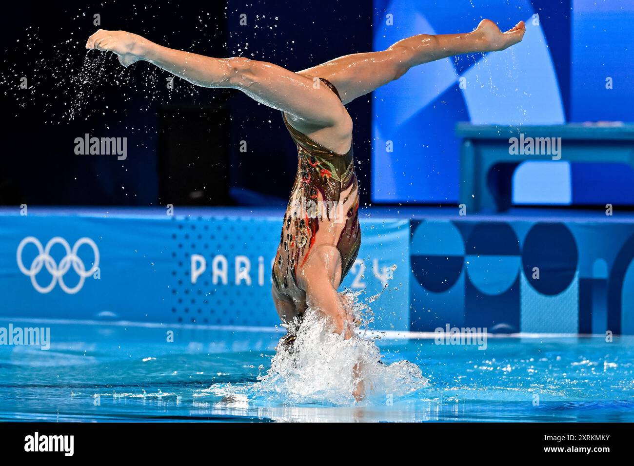 Paris, France. 10th Aug, 2024. Liuyi Wang and Qianyi Wang of China ...