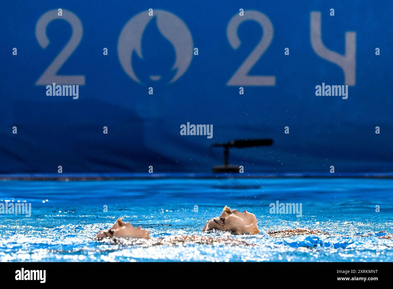 Paris, France. 10th Aug, 2024. Liuyi Wang and Qianyi Wang of China ...