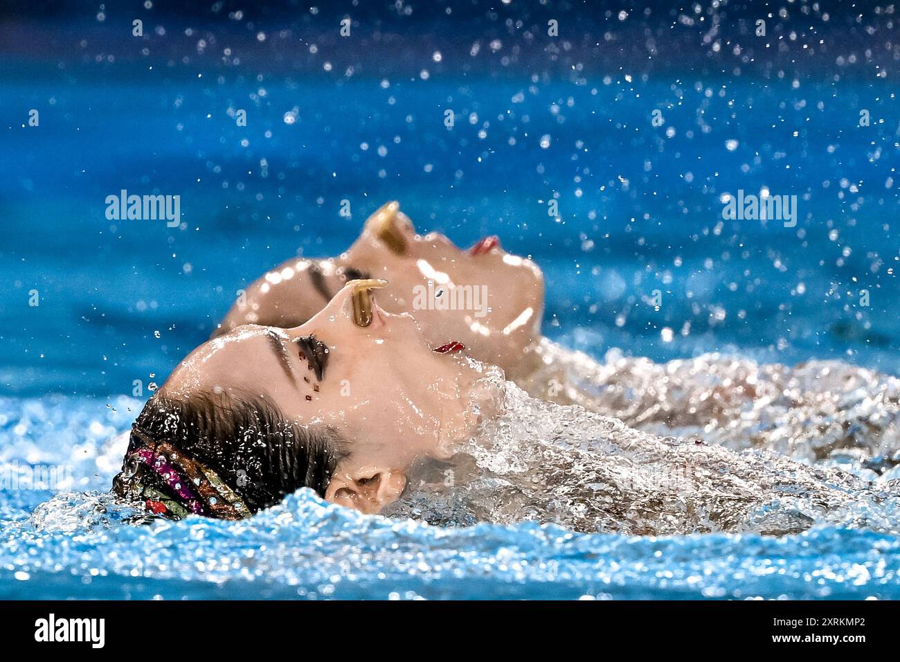 Paris, France. 10th Aug, 2024. Liuyi Wang and Qianyi Wang of China ...