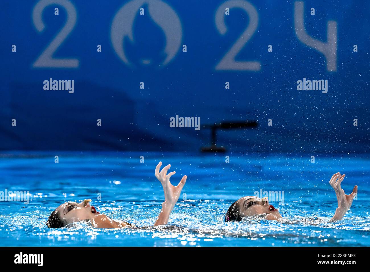 Paris, France. 10th Aug, 2024. Liuyi Wang and Qianyi Wang of China ...
