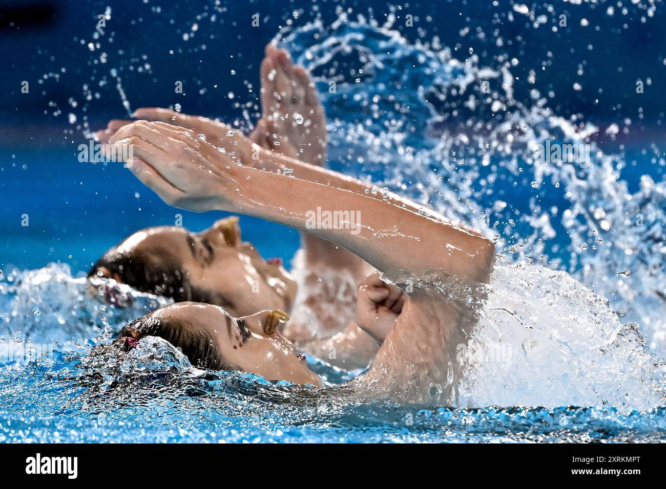 Paris, France. 10th Aug, 2024. Liuyi Wang and Qianyi Wang of China ...