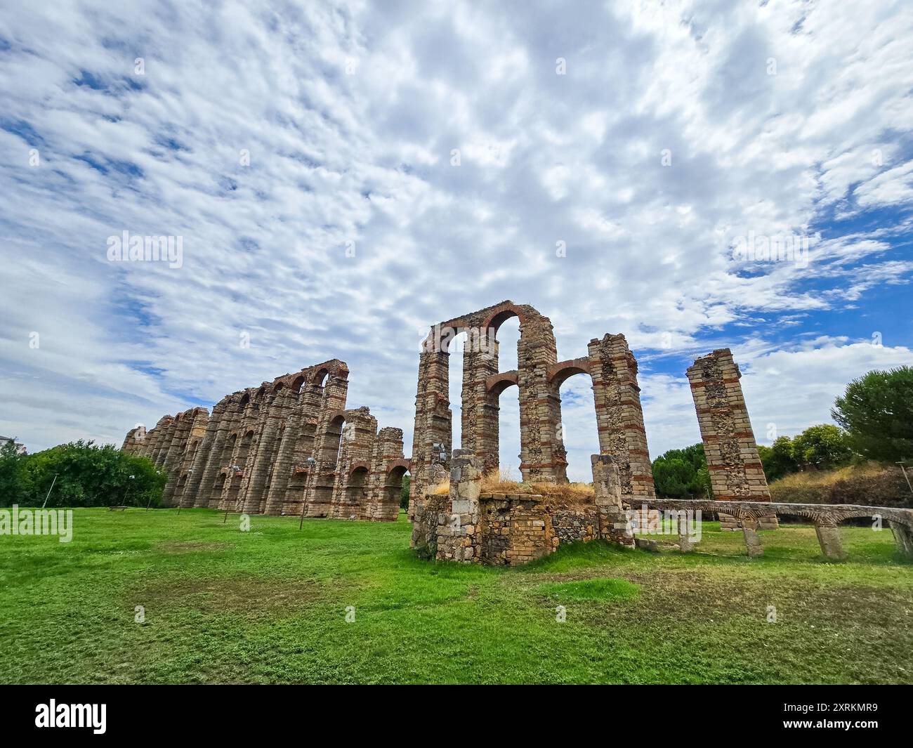 The Acueducto de los Milagros, Miraculous Aqueduct in Merida ...