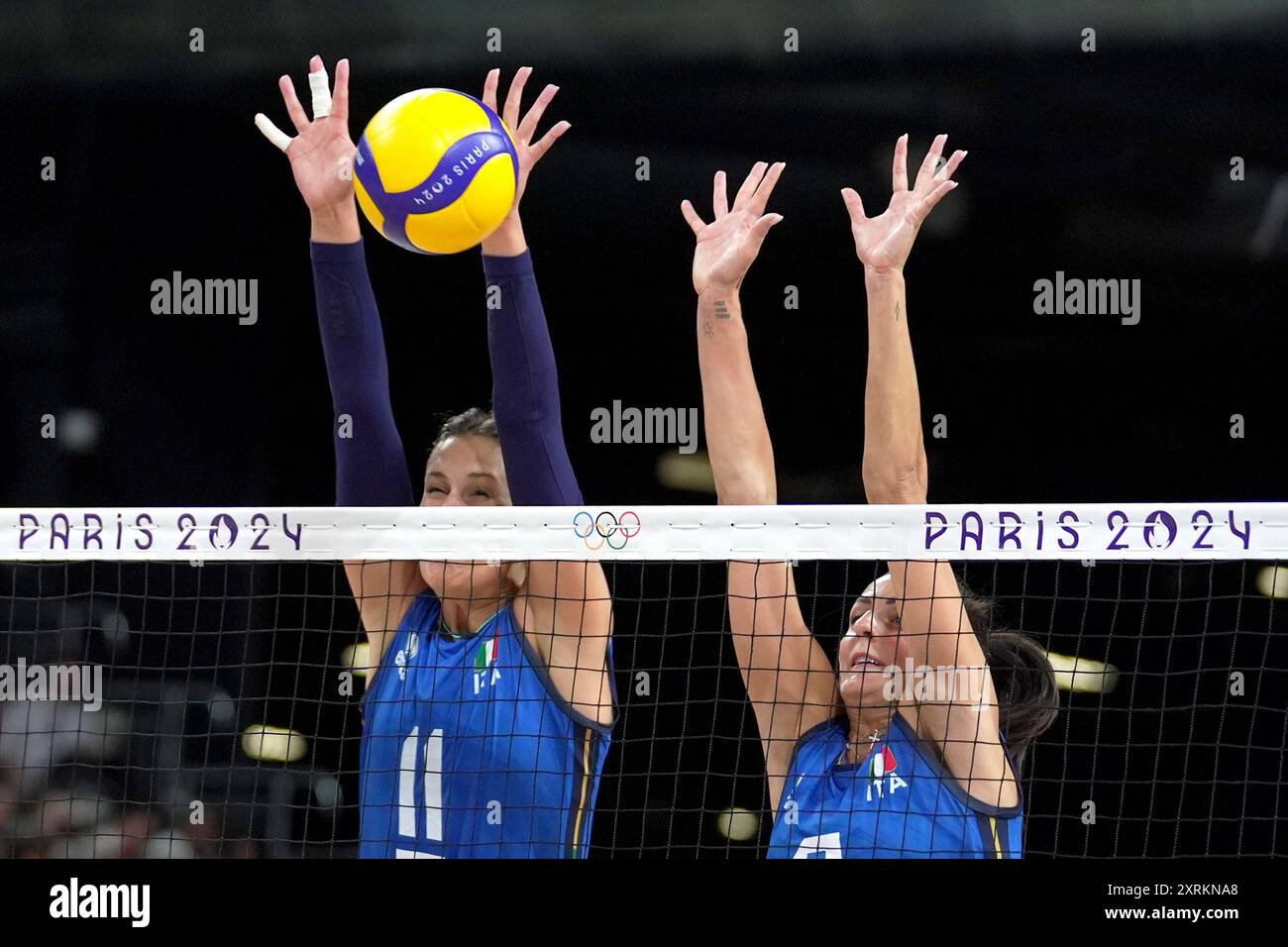 Italy's Anna Danesi and Italy's Caterina Bosetti during Women's ...