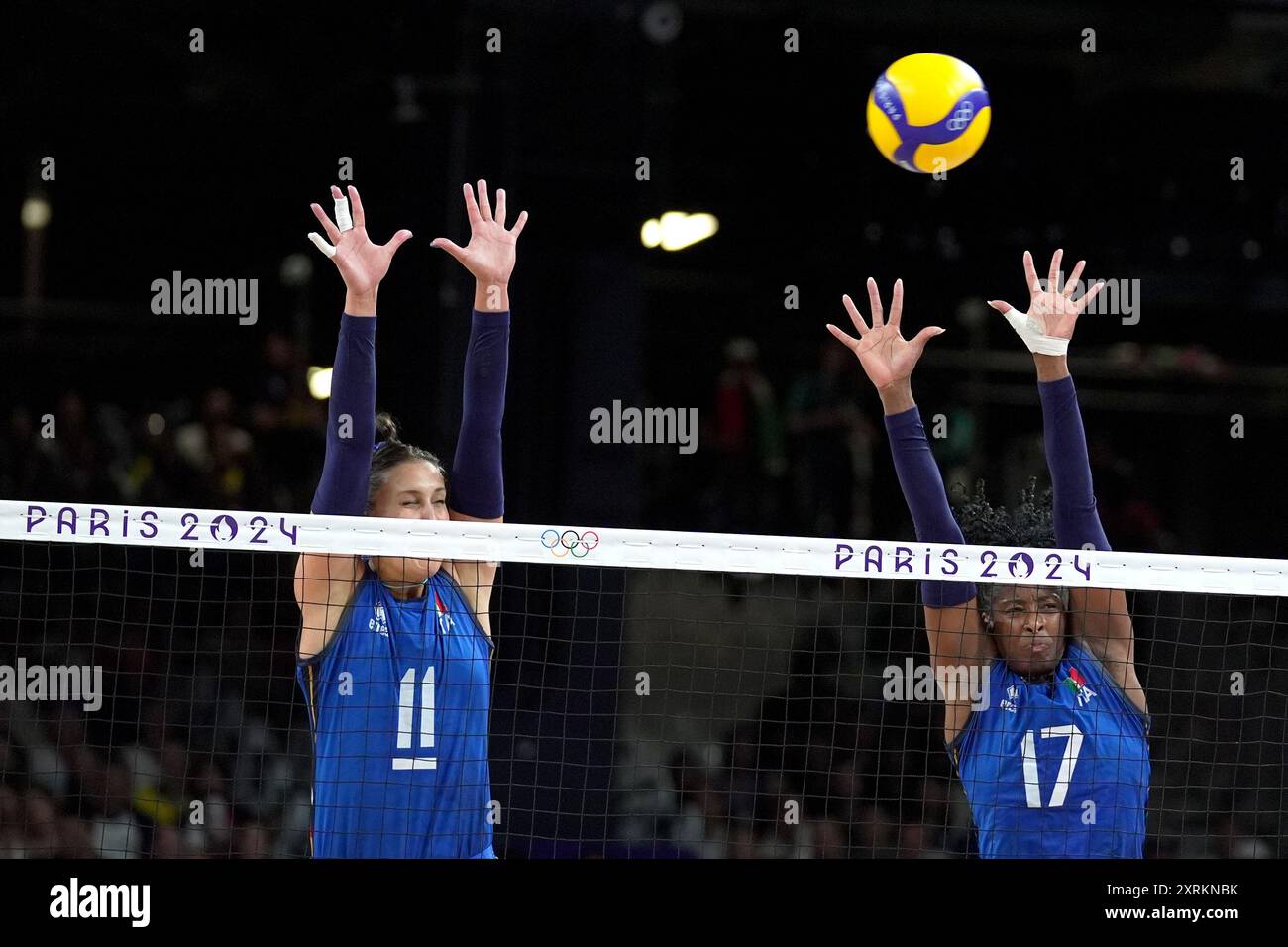 Italy's Anna Danesi and Italy's Myriam Fatime Sylla during Women's ...