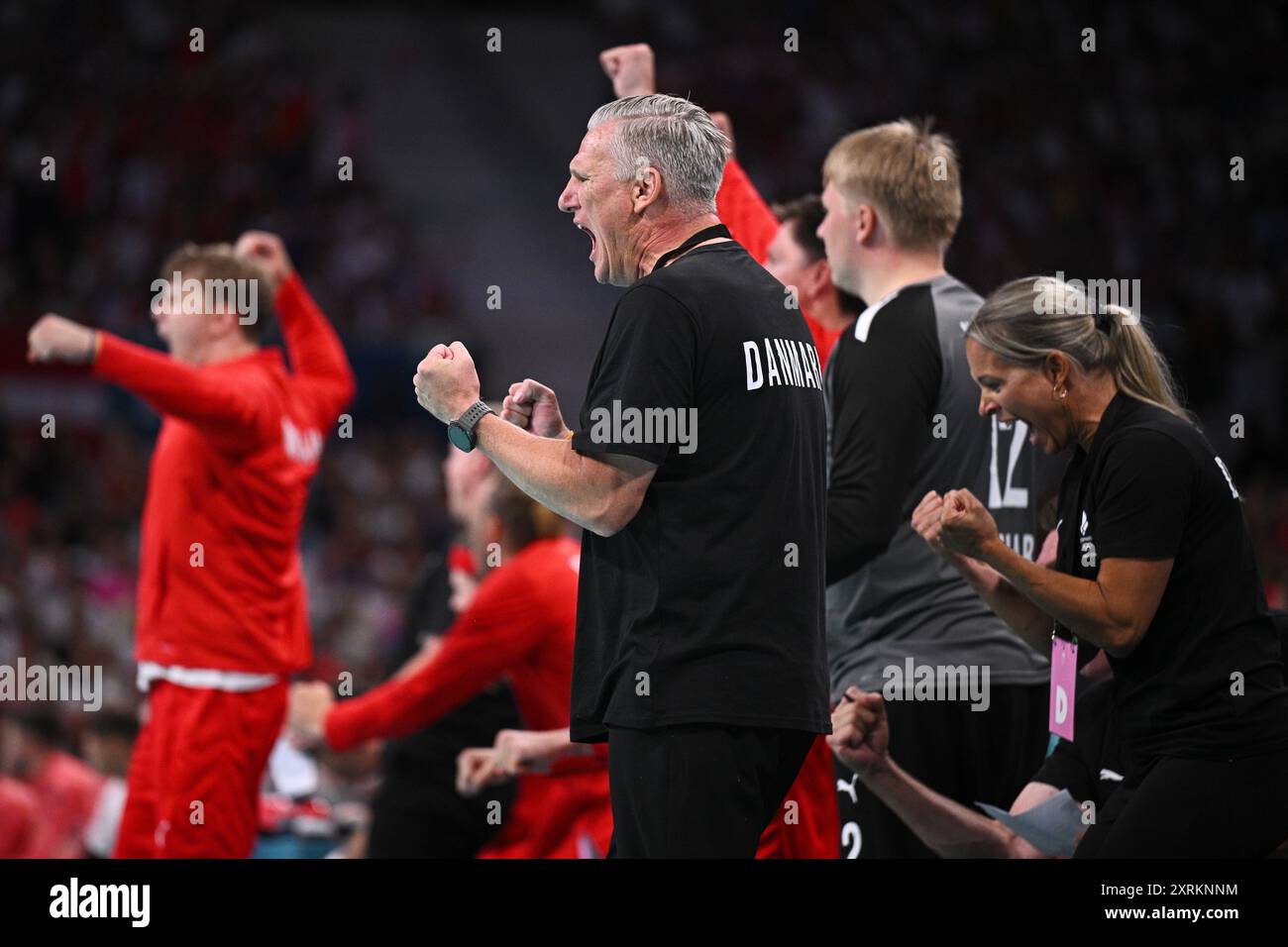 Lille, France. 11th Aug, 2024. Olympics, Paris 2024, handball, men ...