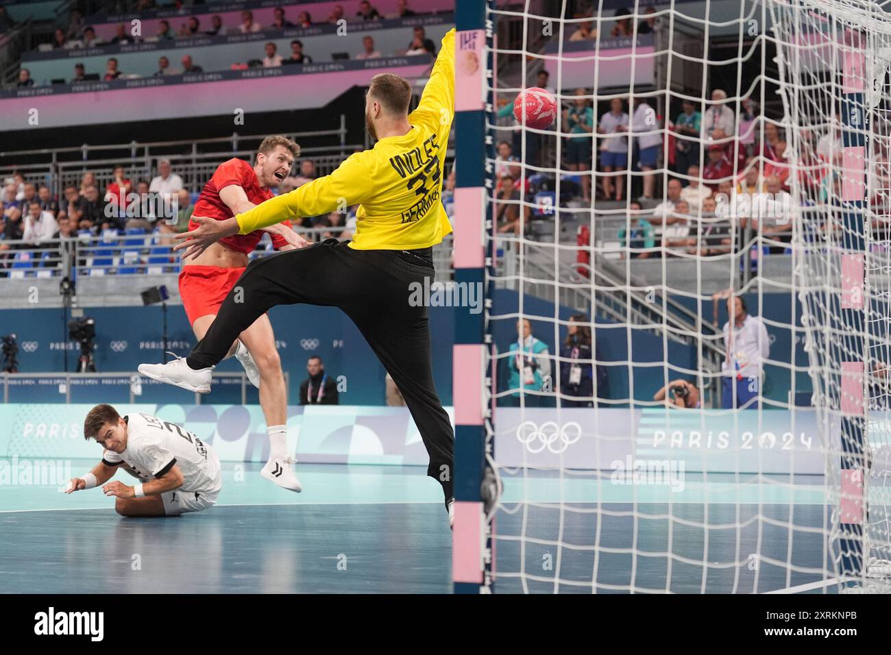Lille, France. 11th Aug, 2024. Olympics, Paris 2024, handball, men ...