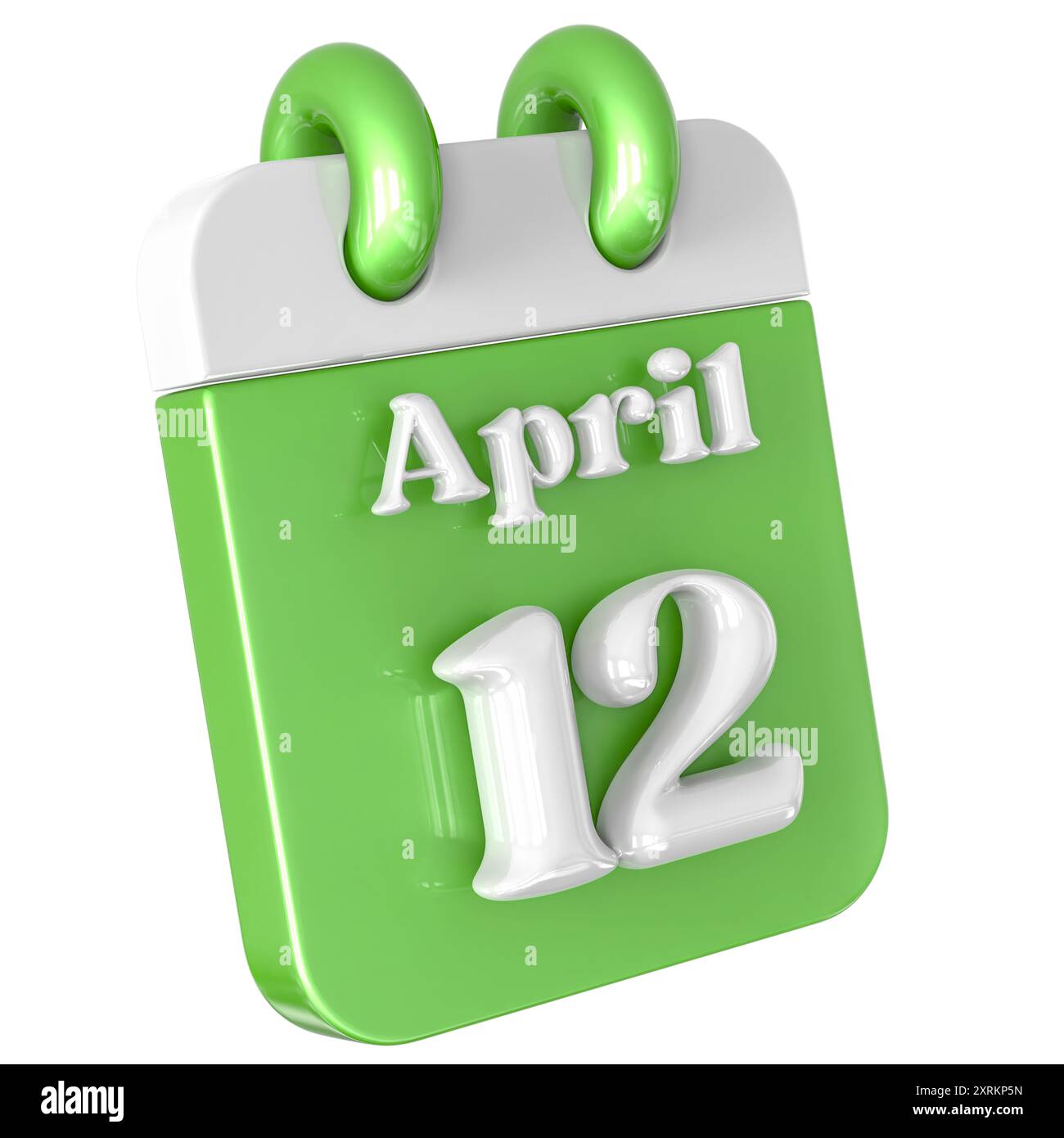 3D Calendar with date number 3D Illustration Stock Photo - Alamy