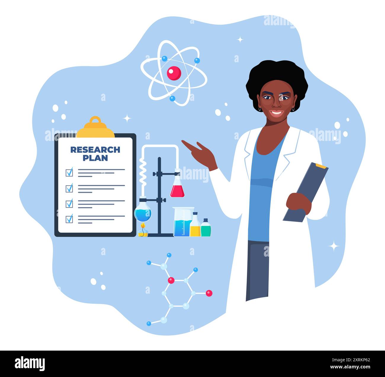 Chemistr vector vectors Stock Vector Images - Alamy