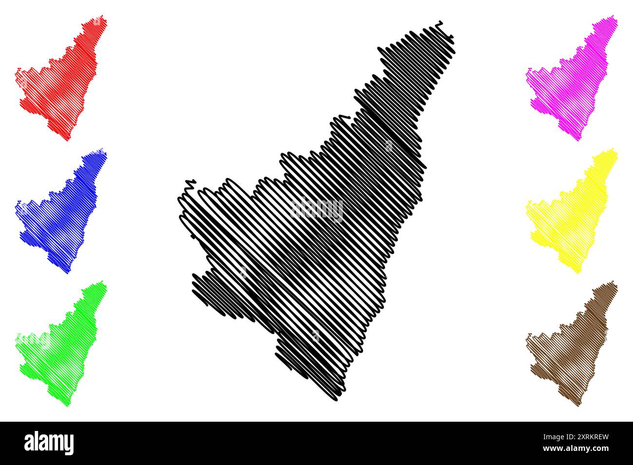 Vector map of coffs harbour hi-res stock photography and images - Alamy